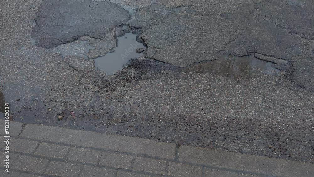 Pavement Perils: Captivating slow-motion footage showcasing the dangers ...