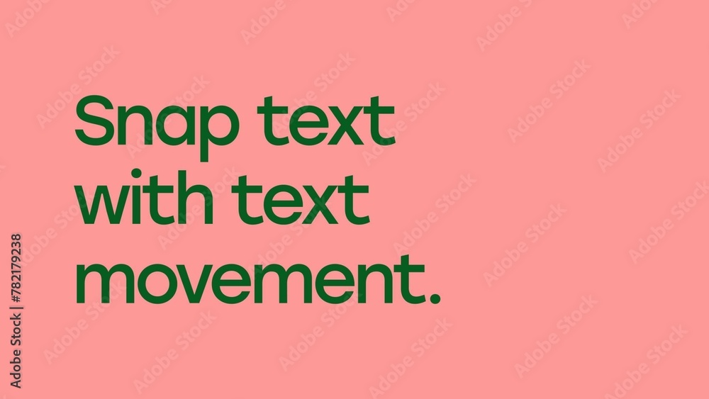 Snap Text Stock Template | Adobe Stock