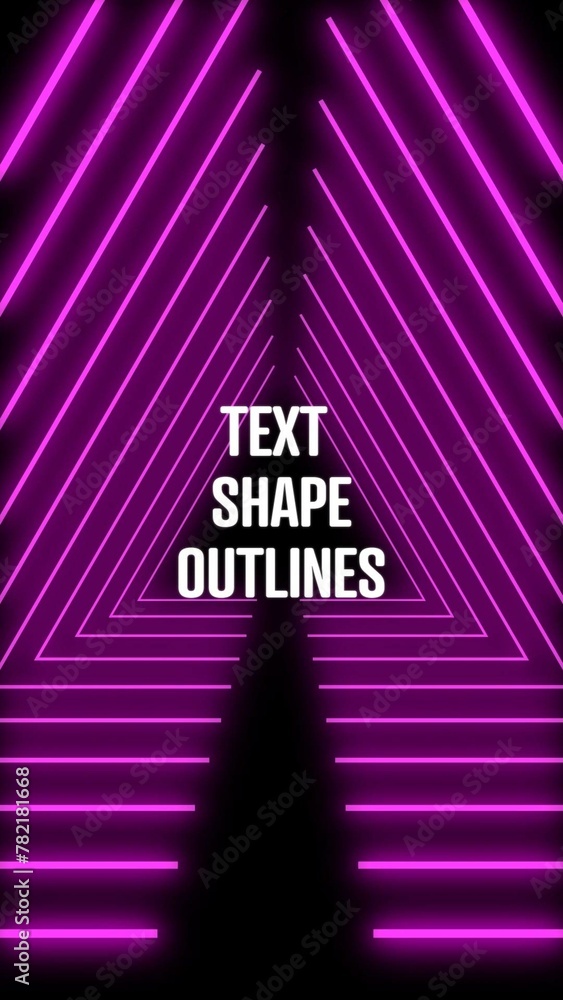 Vertical Text Shape Elements Stock Template | Adobe Stock