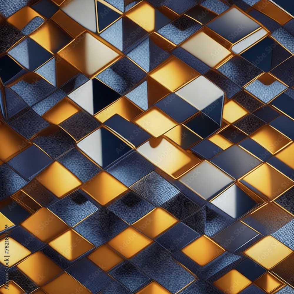 Geometric background with triangular grid patterns top view Grid of ...