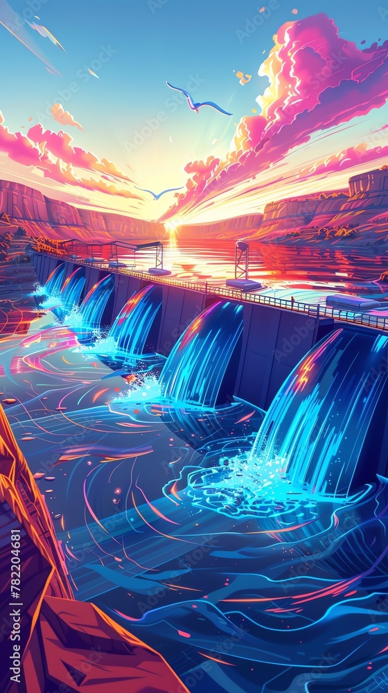 Craft a pixel art composition of a worms-eye view perspective of a ...