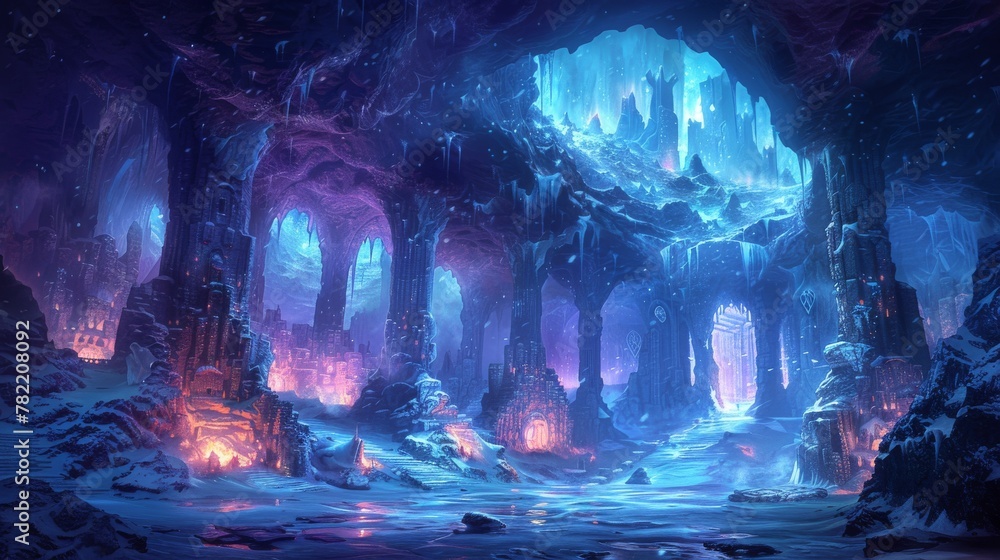 The Underground City. Fantastic scenes with real-life elements. The ...
