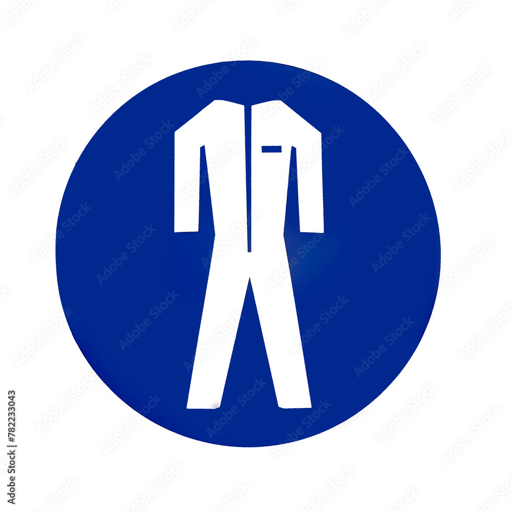 Safety signs and posters of personal protective equipment at work ...