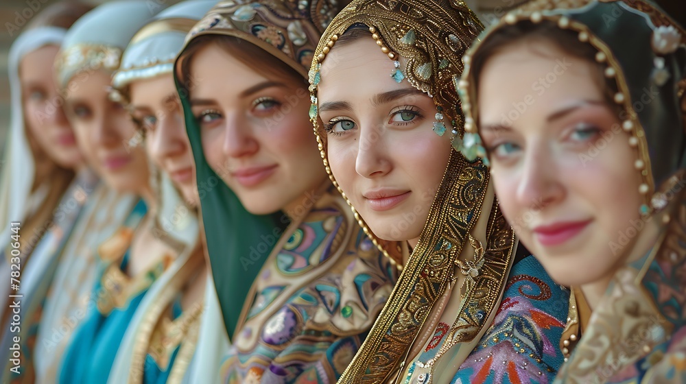 Women of Georgia. Women of the World. A group of women dressed in ...