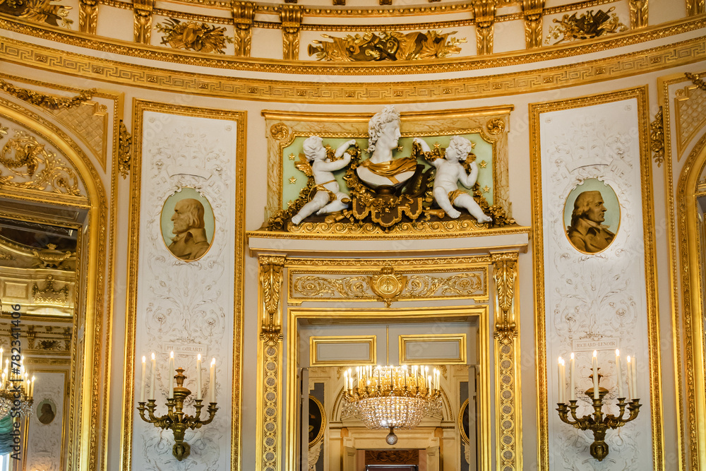 Interior of Palace of Legion of Honor (Palais de la Legion d'Honneur ...