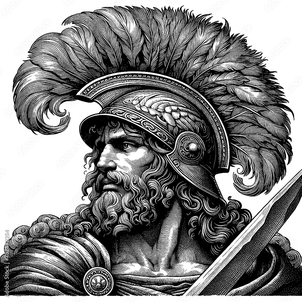 Ancient Power Resurrected Ares God Portrait Images for Modern Creators ...