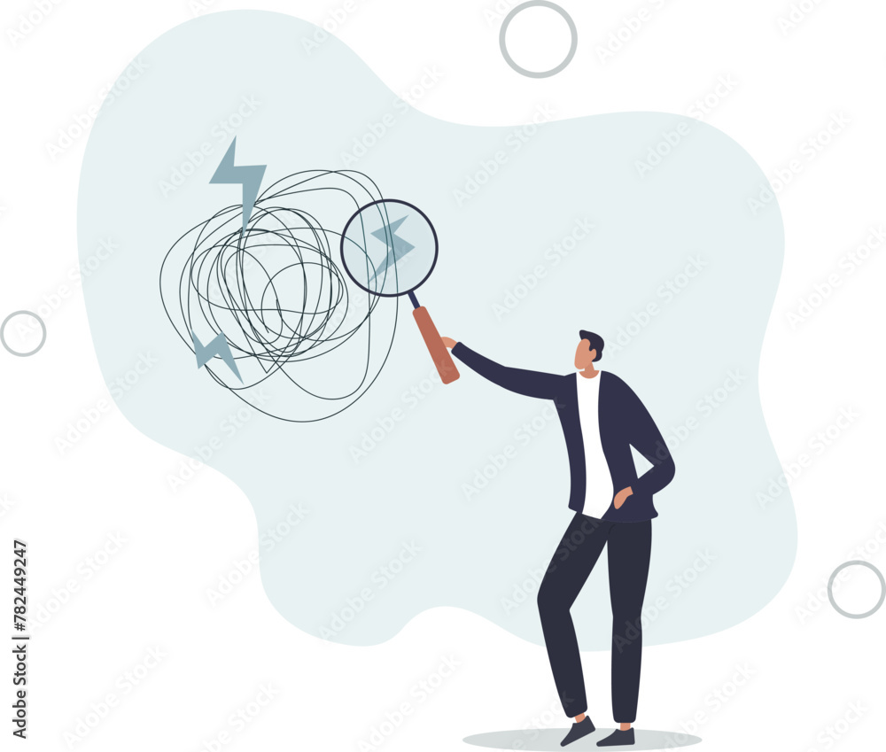 ook for details to solve problem, discovery or search, root cause ...