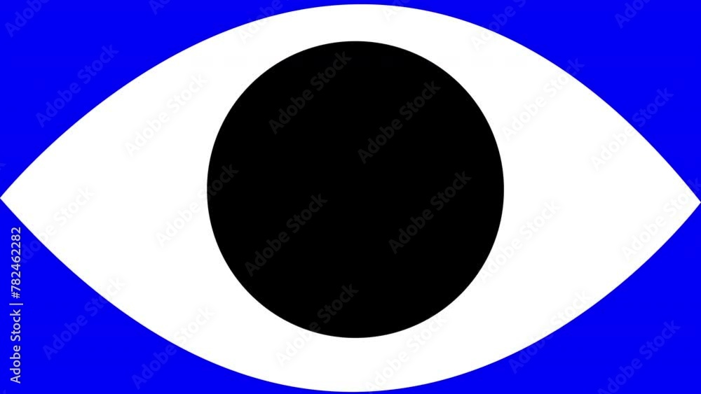 Cartoon transition mask opening eye 2d animation transforming in flat ...