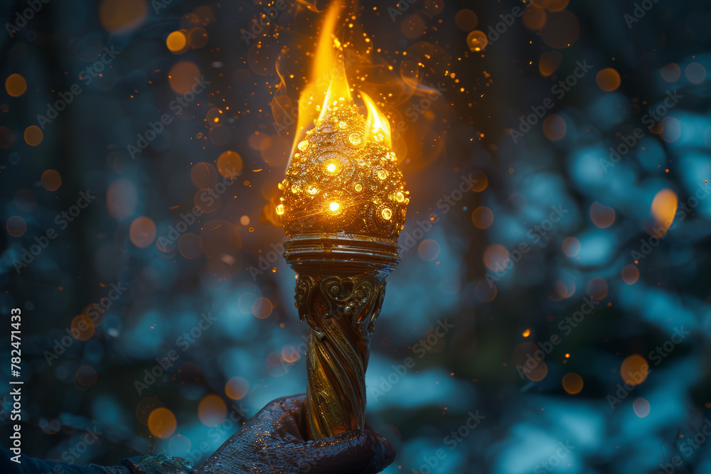 A symbolic image of a torch being passed from one hand to another ...