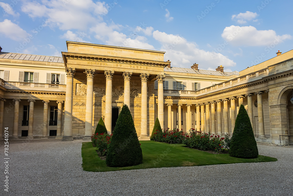 Palace of Legion of Honor (Palais de la Legion d'Honneur) in historic ...