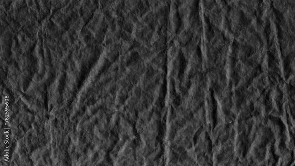 Black paper texture stop motion animation grungy loop. fast overlay ...