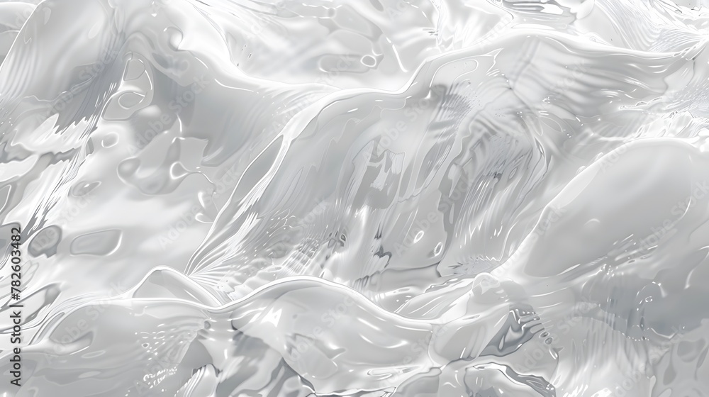 White water wave light surface overlay background. 3d clear ocean ...