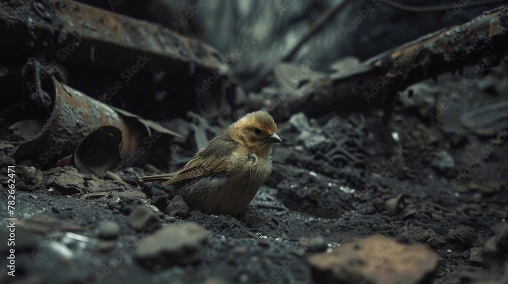 the unsettling world of a coal mine where a terrified canary seeks ...