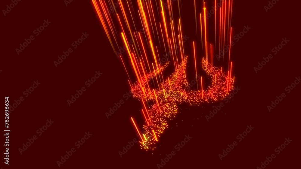 Lord Shiva Trishul symbol animation , Particle effect, Religious ...