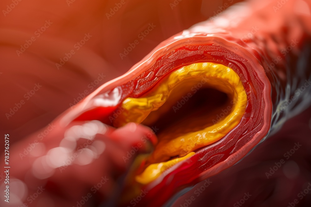 Human Artery Cross-Section Illustration Stock Photo | Adobe Stock