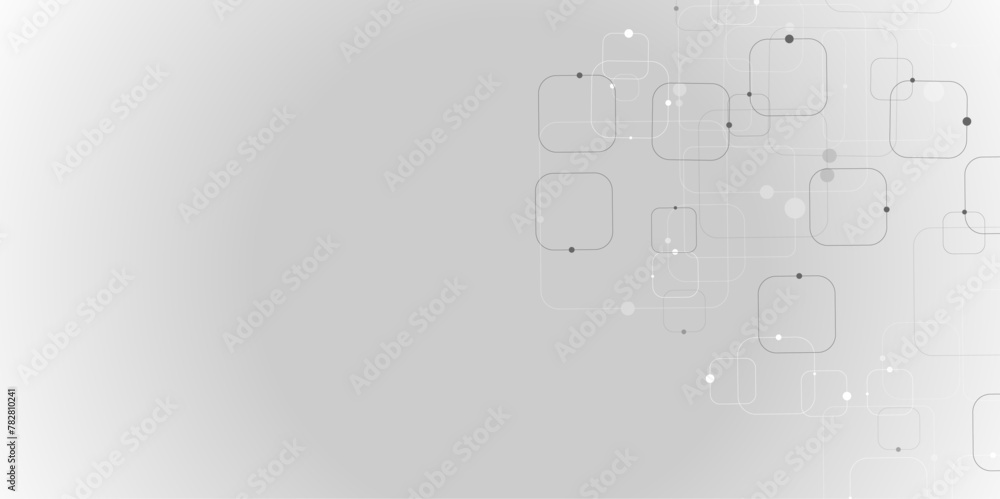 vector background abstract technology communication data Science. Grey ...