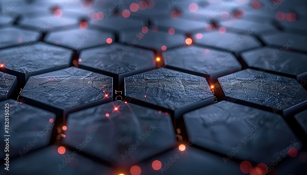 Hexagonal Grid Texture, Clean and modern, hexagonal grid textures ...