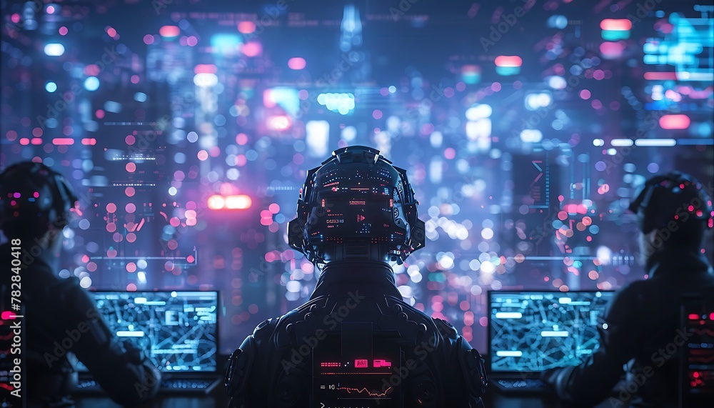 hackers utilizing advanced AI to infiltrate a secure network in a ...