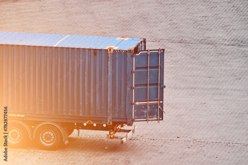 Container Cargo Security Customs Check For Smuggling In The Port Prior ...