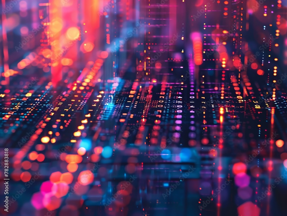 Experiment with different color gradients to convey the concept of data ...