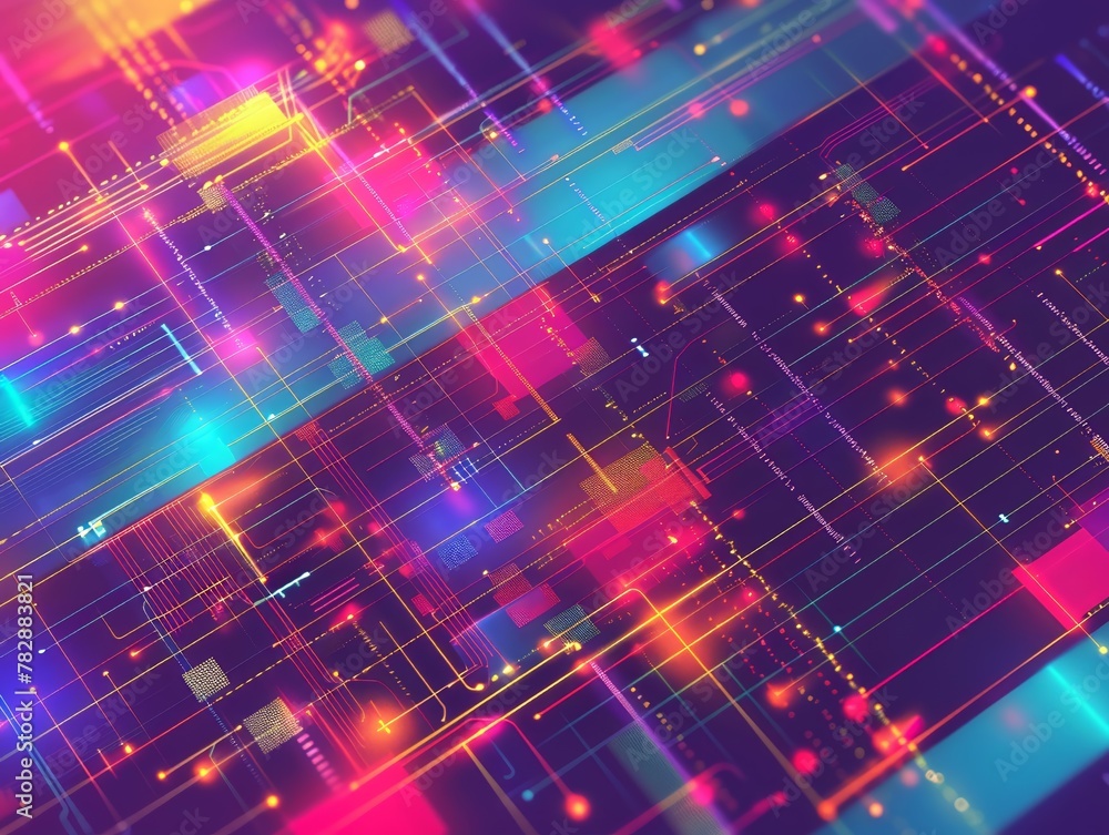 Experiment with different color gradients to convey the concept of data ...