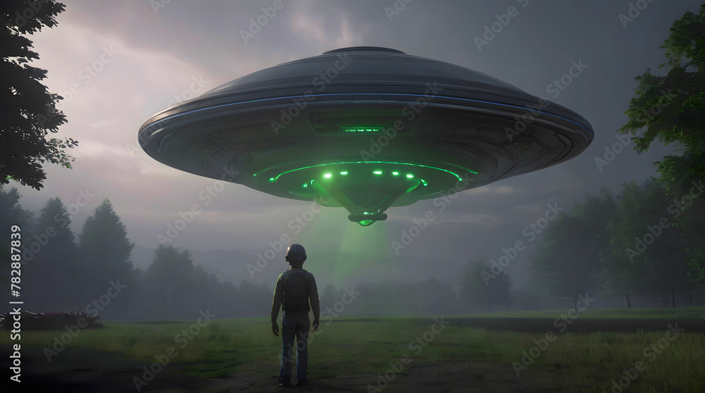 Close Encounter With A UFO Scary Outdoor Paranormal Alien Abduction UAP ...