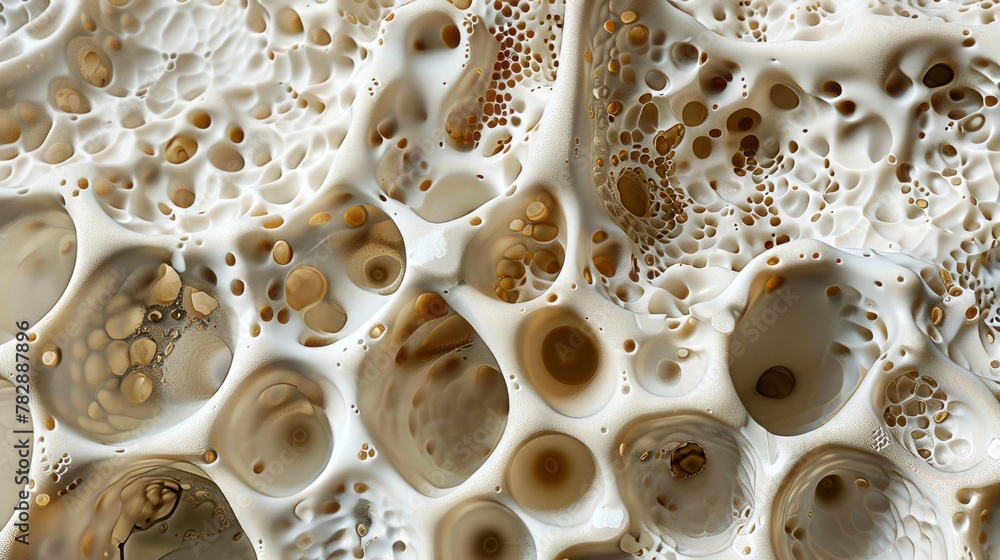 microscopic anatomy of cortical bone as medical education reference ...