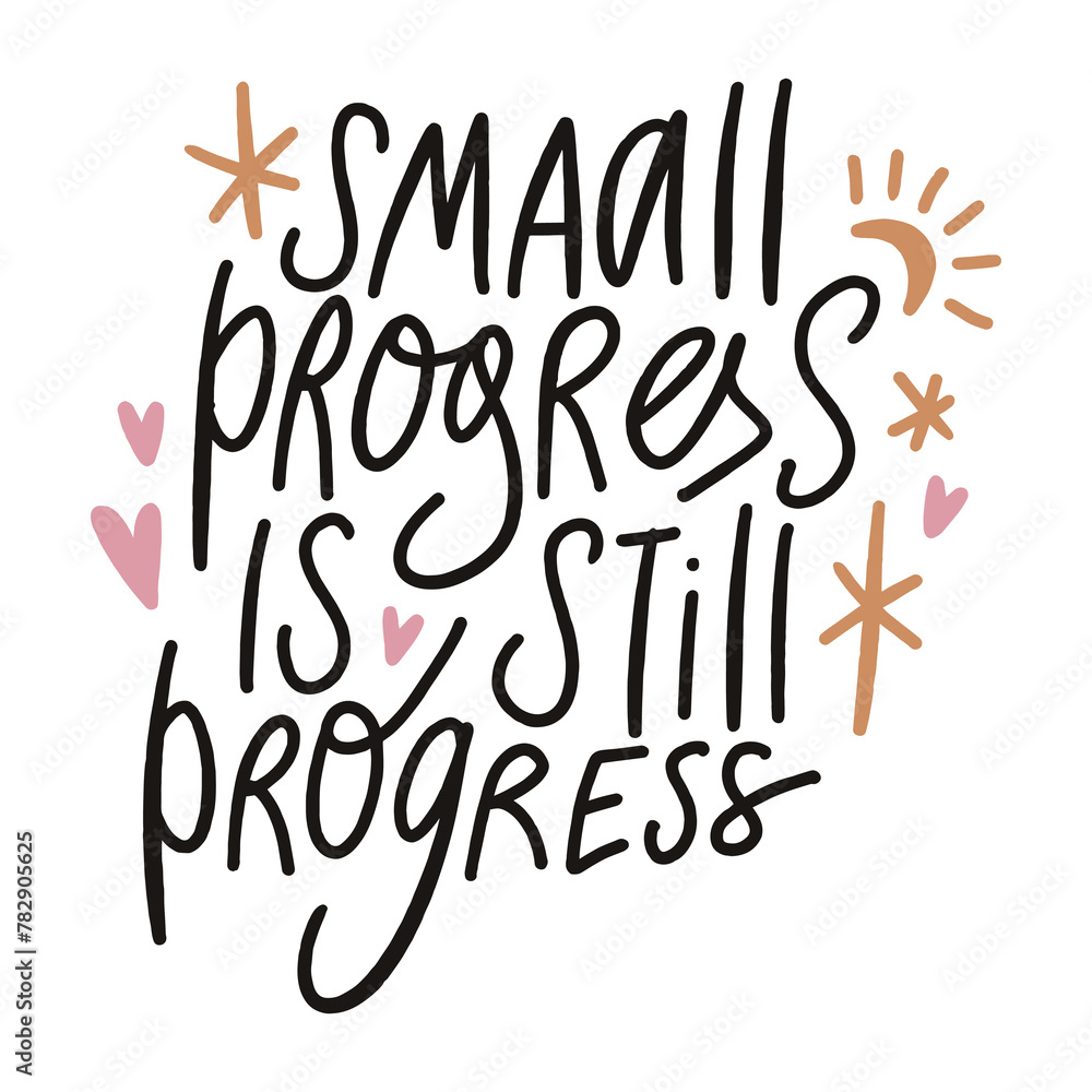 Motivation quote lettering calligraphy note clipart handwritten text ...