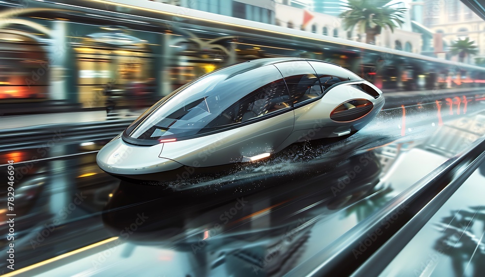 concept for a hybrid vehicle that seamlessly transitions between ...