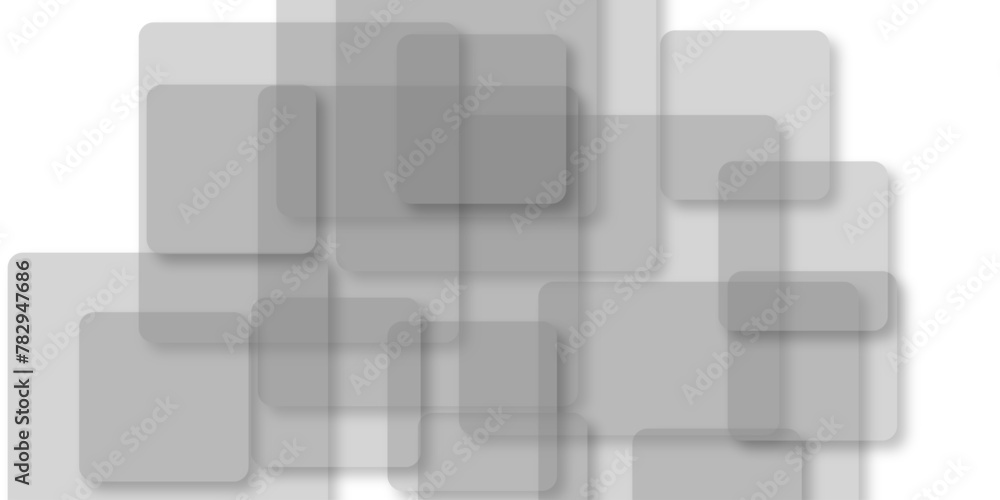 Abstract white and gray background design with layers of textured white ...