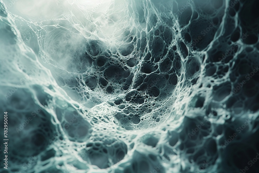 Visualize the concept of dark matter in the universe by blending ...