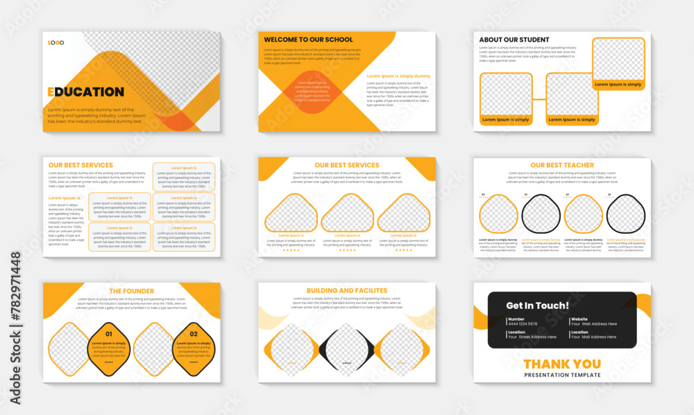 Education powerpoint presentation slides template design with great ...