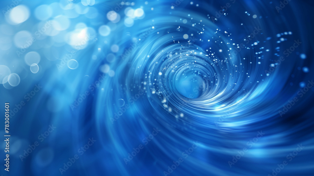 Vortex blue water background poster. Abstract concept banner. Digital ...
