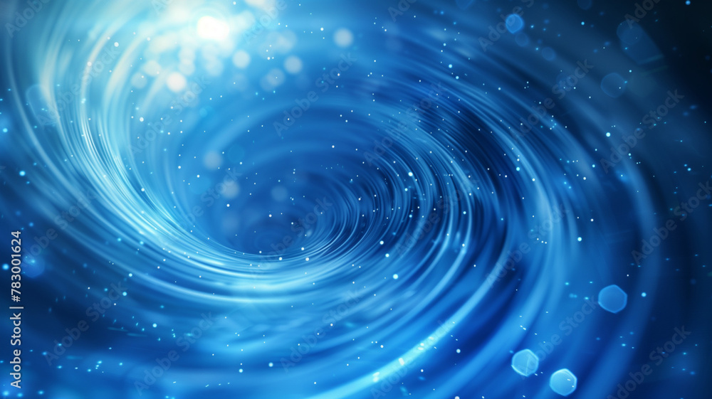 Vortex blue water background poster. Abstract concept banner. Digital ...