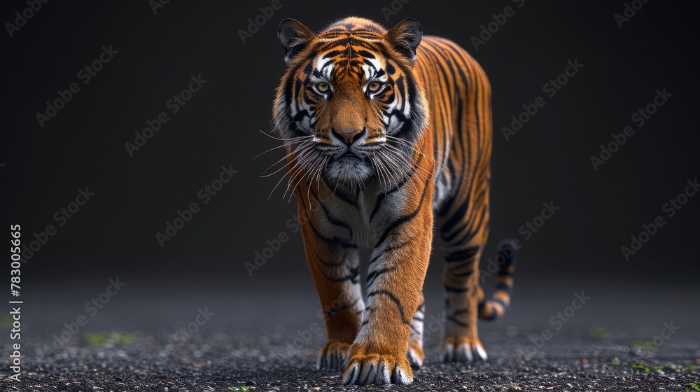 Sumatran Tiger in Natural Habitat. Panthera tigris sumatrae Majestic ...