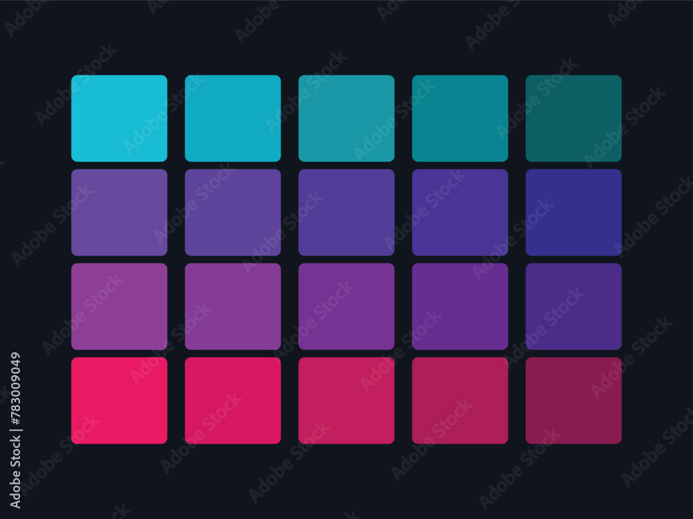 Fashion Trend Color guide palette 2022-23. An example of a color ...