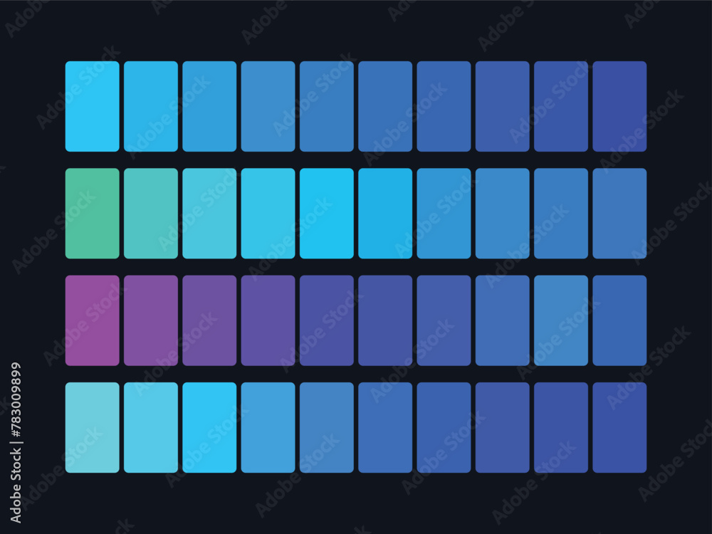 Fashion Trend Color guide palette 2022-23. An example of a color ...