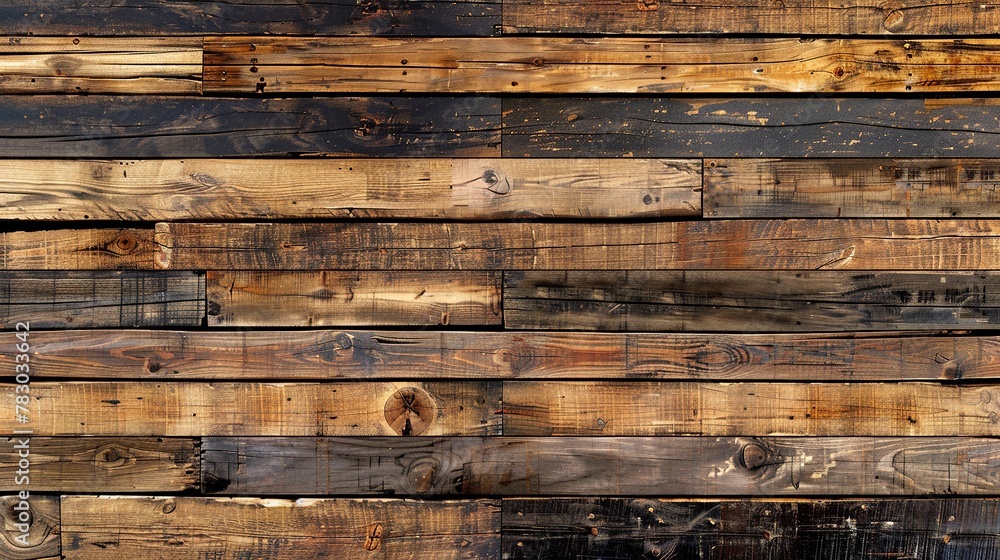 Aged Wood Board type cladding including edge boards in the style of ...