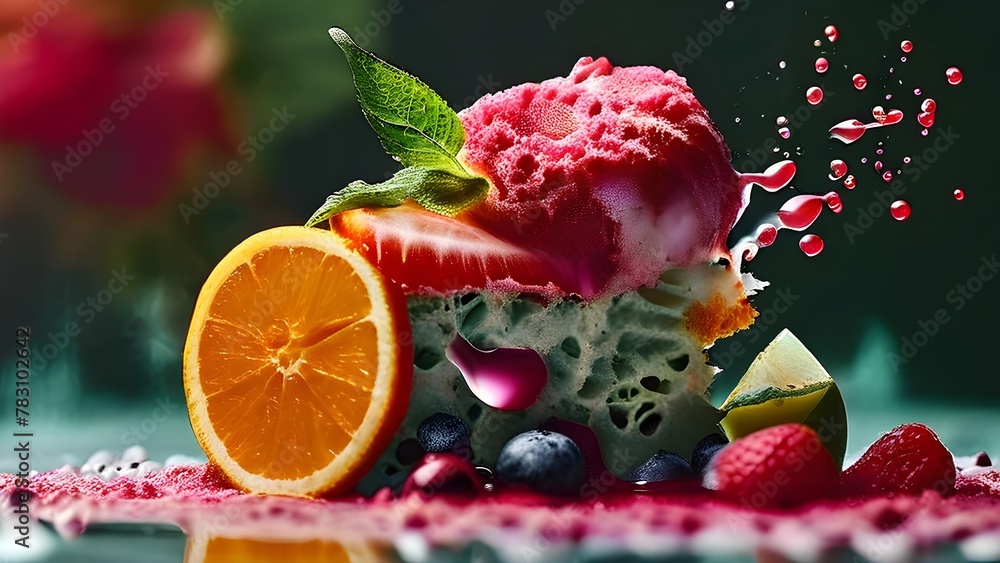 surreal food art blending macro food photography with unexpected ...