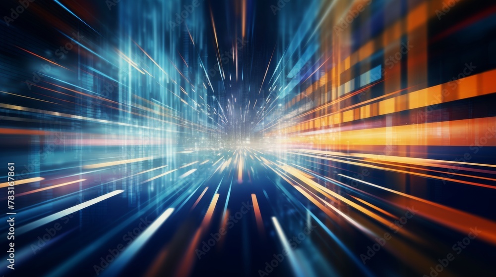 Digital Dawn: The Pulse of Urban Data Flow and High-Speed Tech ...