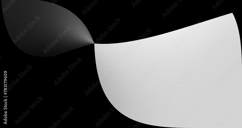 Creative twisting repeated turns and bends transition element. Pack of ...