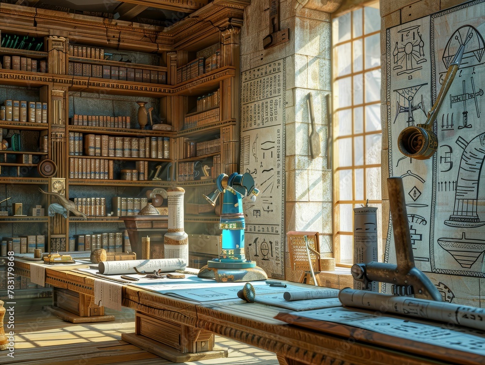 Library of Alexandria, Papyrus scrolls, Lost inventions, An inventor ...
