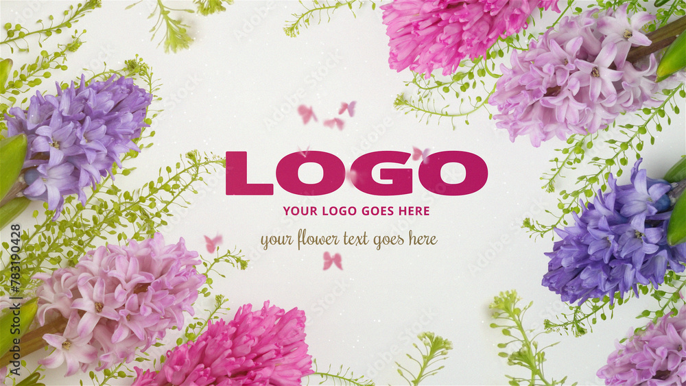 Spring Flower Logo Opener Stock Template | Adobe Stock