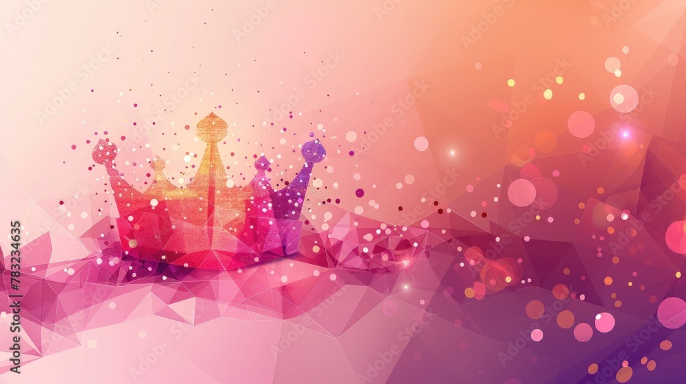 banner background International Beauty Pageant Day theme, and wide copy ...