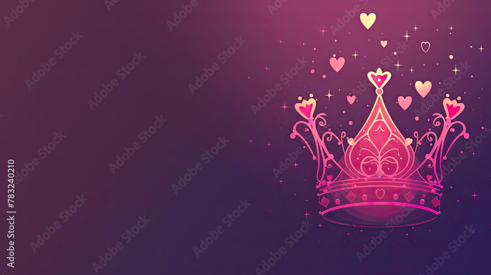 banner background International Beauty Pageant Day theme, and wide copy ...