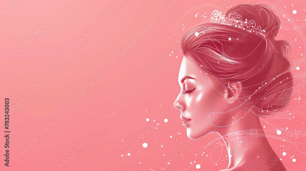 banner background International Beauty Pageant Day theme, and wide copy ...