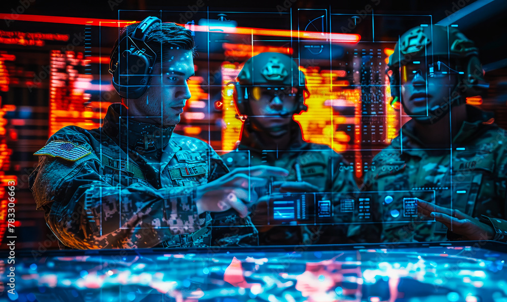 Augmented Reality Tactical Planning: Military Strategists Analyze ...