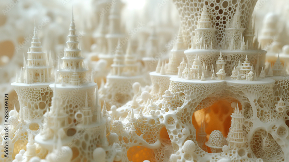 Biofilm Architecture: Embedded within a complex matrix of extracellular polymers, microbial ...