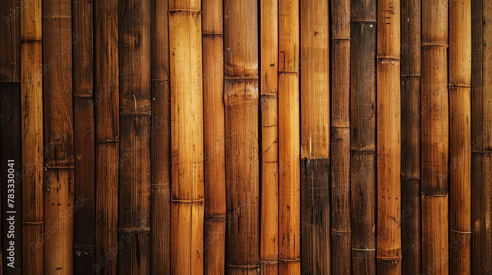 bamboo background, Bamboo wood texture with distinctive linear grain ...