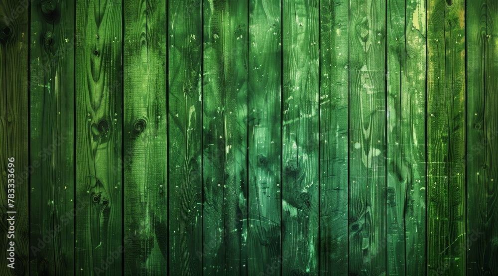 green wood banner background with grunge texture, green color, wood ...